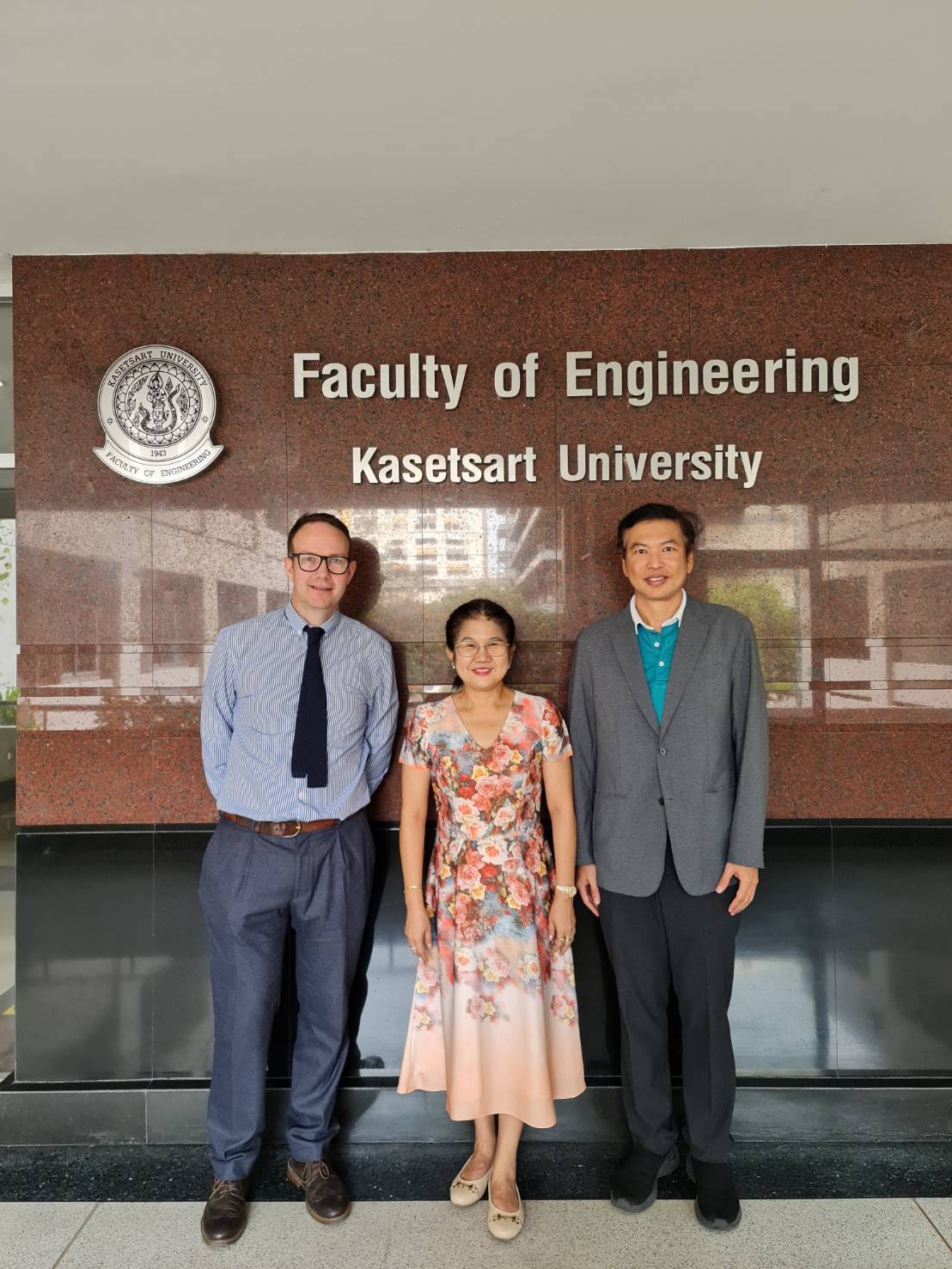 A representative from Strathclyde University in Scotland visited the ...