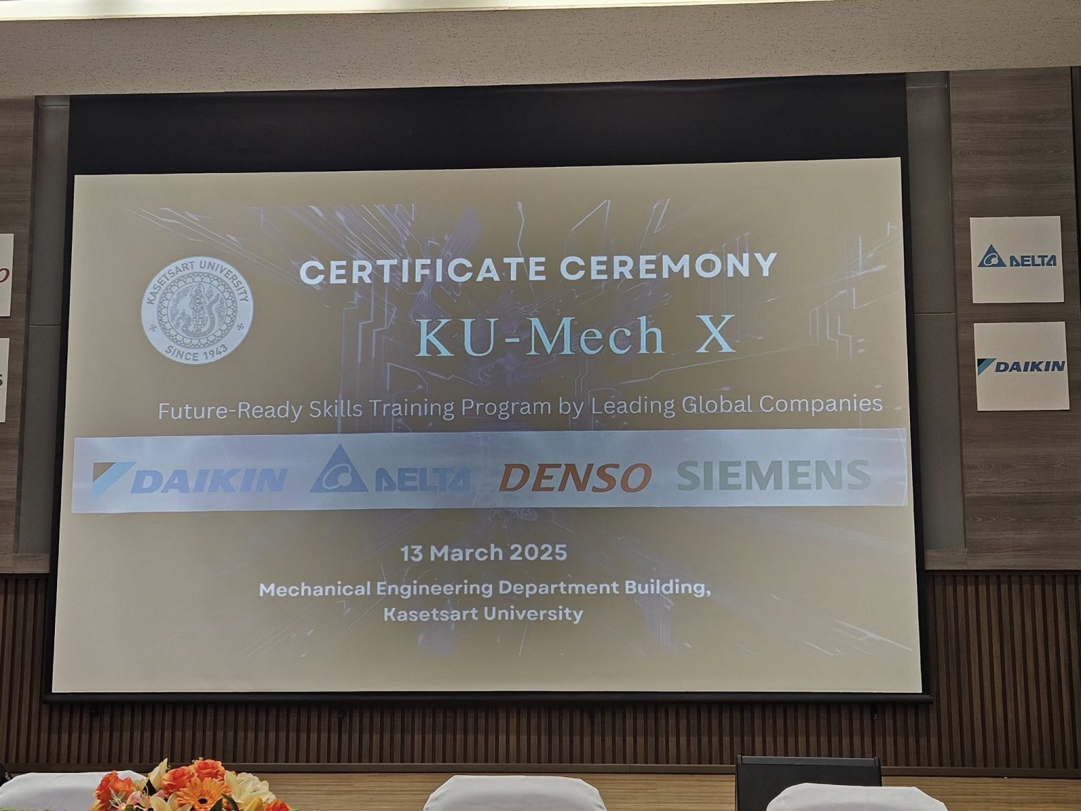 KU Engineering Hosts Certificate Ceremony for “KU-Mech X” Program and ...